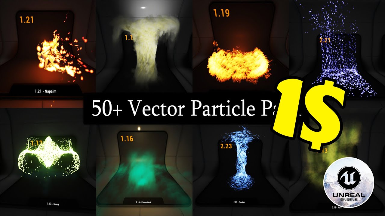 50+ Vector Particles Vfx Visual Effects - Unreal Engine 3D Free Assets ...