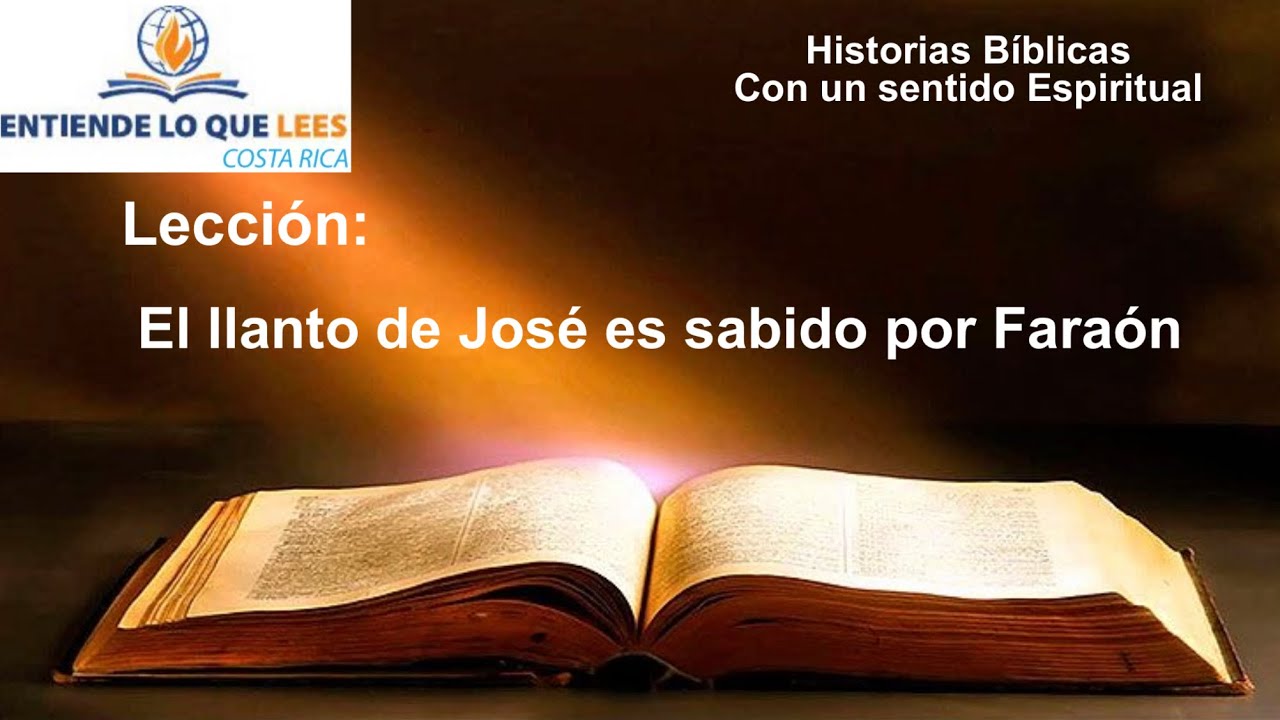 Historias Bíblicas (El llanto de José es sabido por Faraón) - YouTube