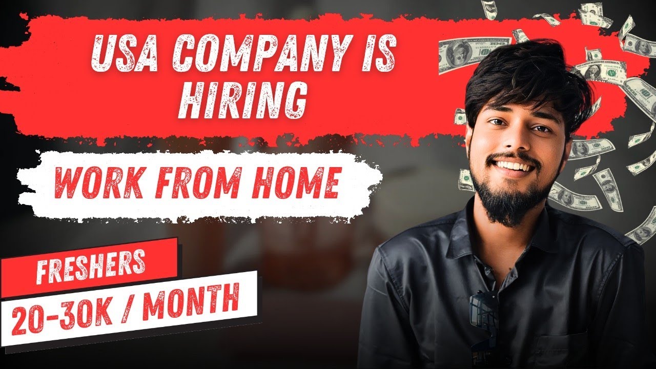 USA Company is Hiring For Work From Home Job | Only Freshers Apply ...