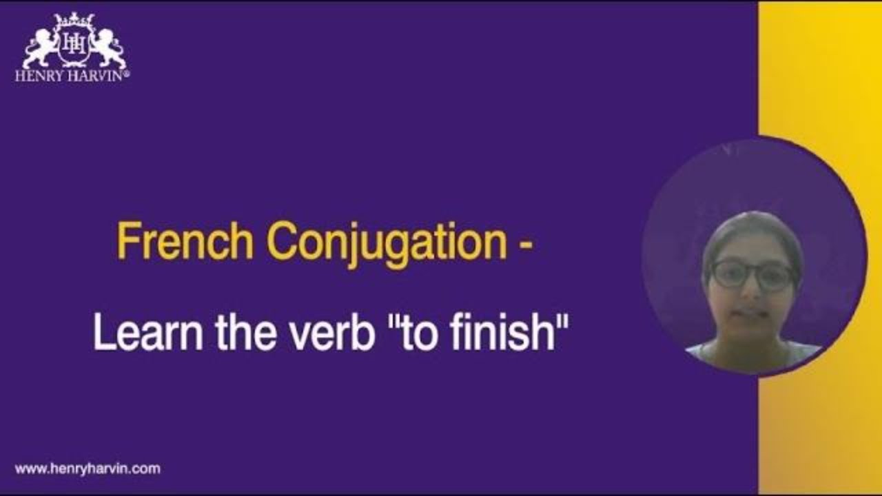 Le Verbe Finir au Présent - Learn the verb "to finish" - French ...