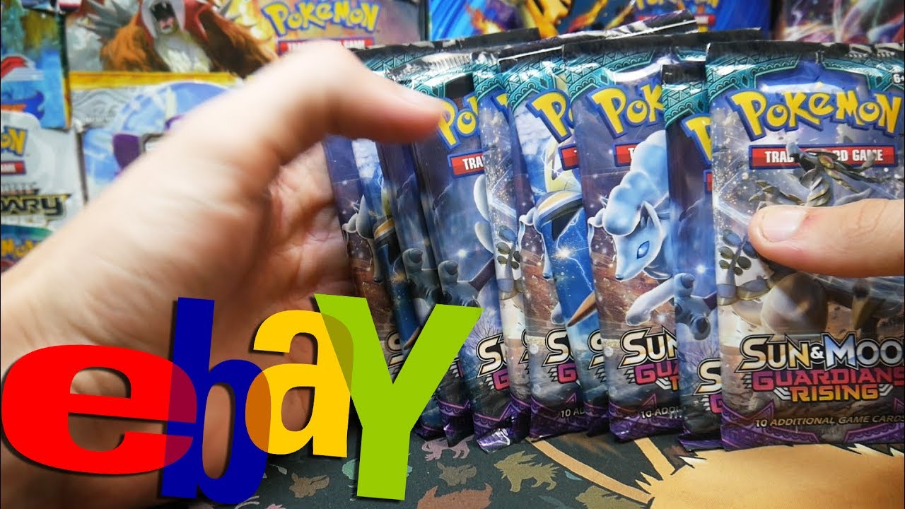 OPENING 10X CHEAP POKEMON GAURDIANS RISING BOOSTER PACKS!! eBay Finds ...