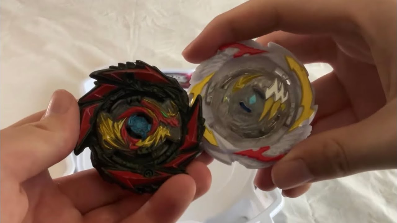 Beyblade Burst Demise Devolos D6 VS Gambit Dragon D8 - YouTube