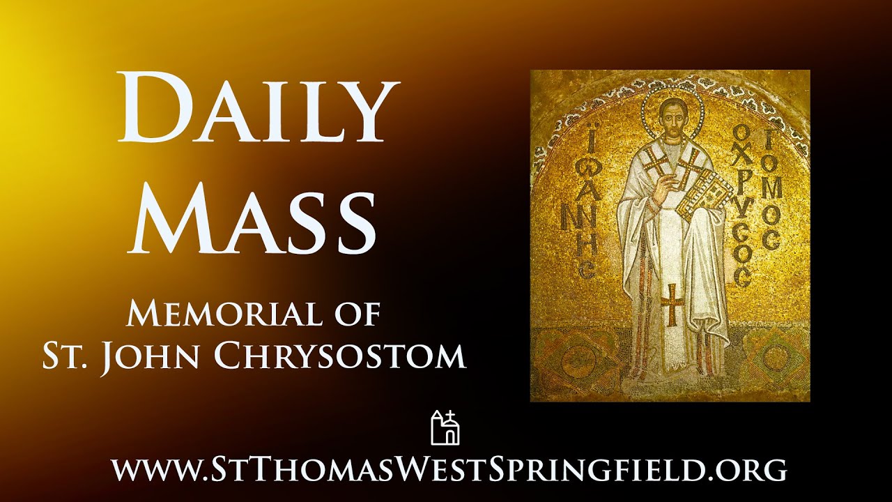 Daily Mass Wednesday, September 13, 2023 - YouTube