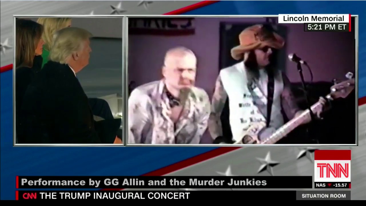 GG Allin plays the Trump Inauguration - YouTube
