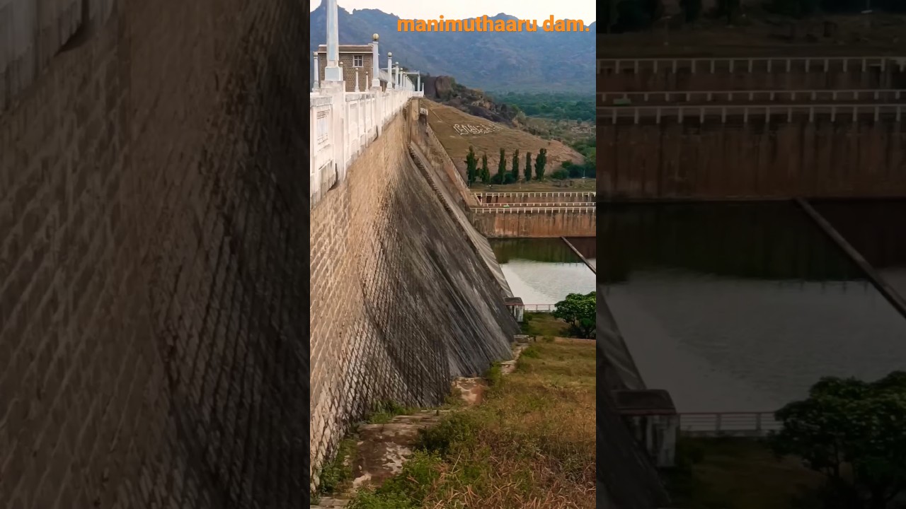 MANIMUTHARU dam... (மணிமுத்தாறு டாம்)TAMIRABARANI ON POTHIGAI MALAI 💦 🌊 ...