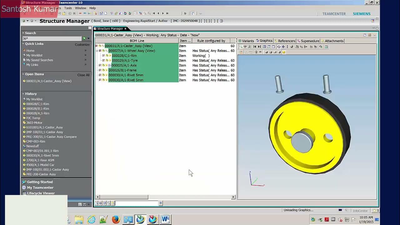 Teamcenter | SIEMENS | TcE - Rapid Start Structure Manager - YouTube