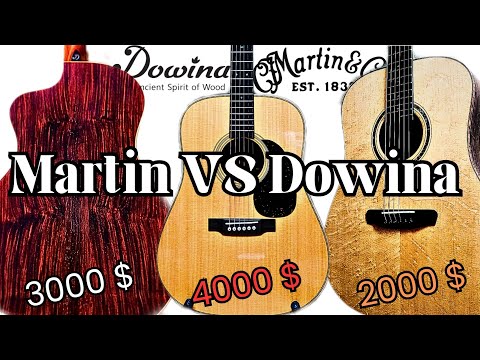 Dowina VS Martin SIDE BY SIDE comparison #dowinaguitars #martinguitars