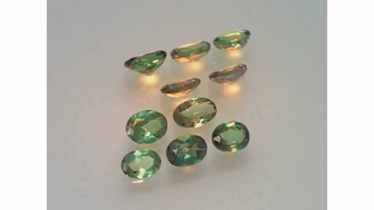 Color Change Alexandrite Matching Lot - YouTube