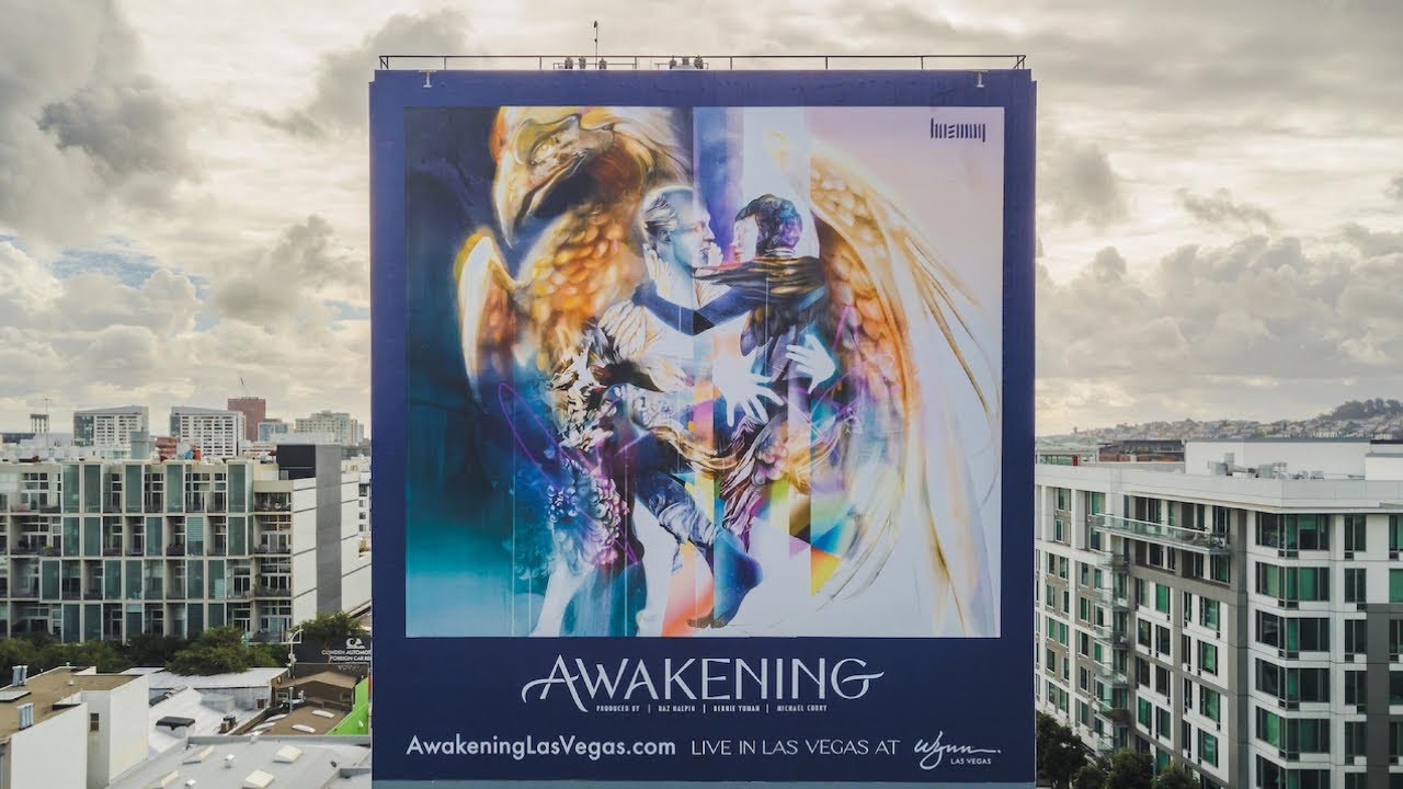 Wynn Awakening Murals - YouTube