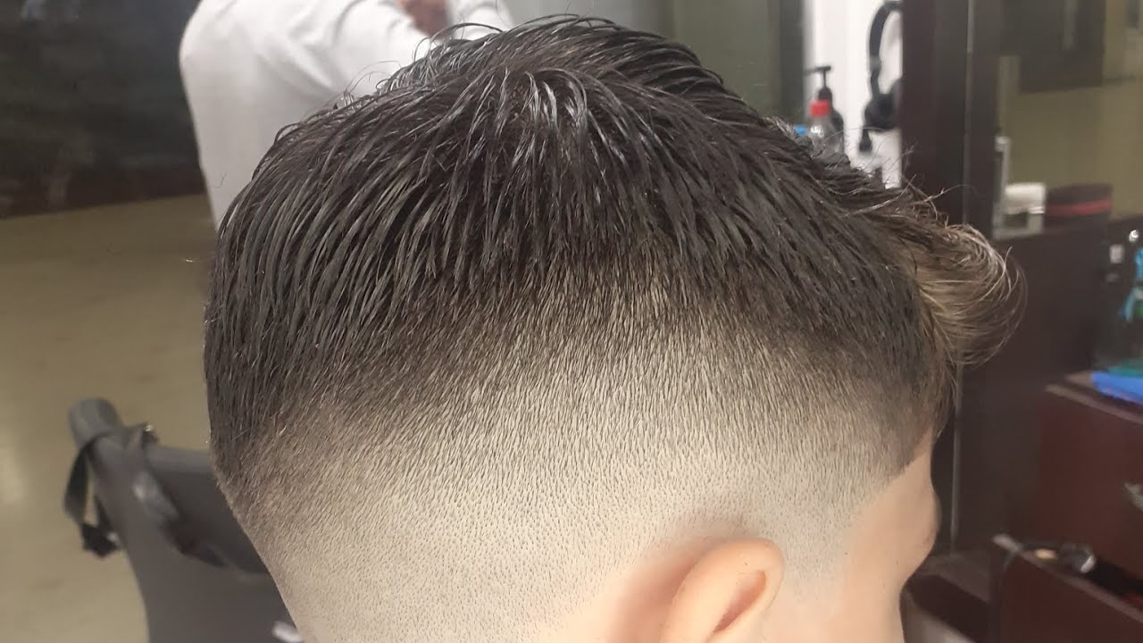 corte desvanecido en cabello pasos a paso rápido y fácil 💥(degradado ...