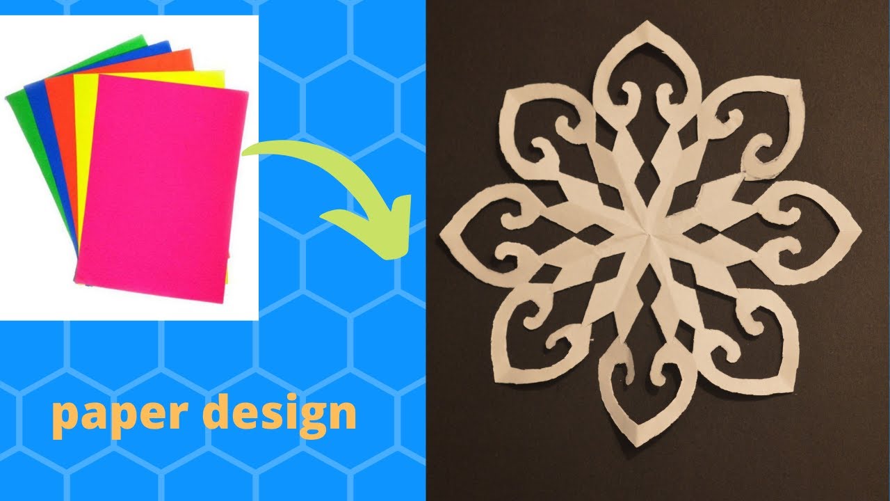Easy paper cut Design |For Decoration - YouTube