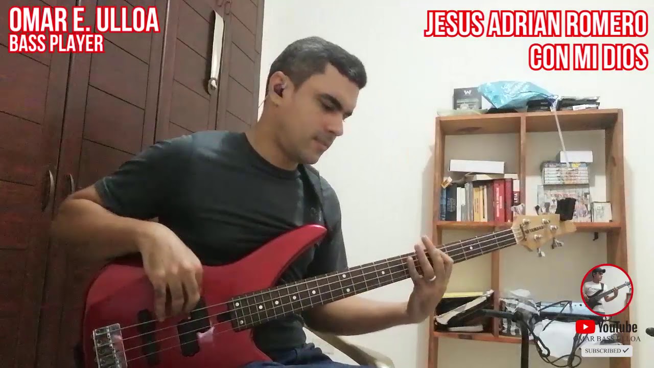 Jesus Adrian Romero - Con mi Dios (BASS COVER) - YouTube