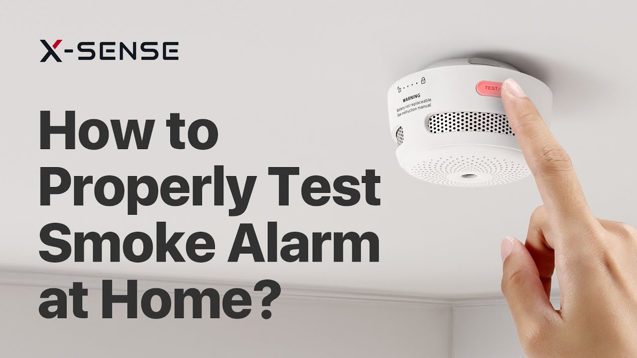 How to Properly Test Your New Smoke Alarm at Home! - YouTube