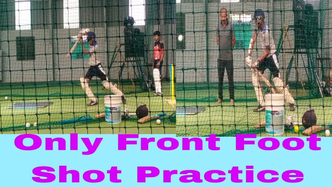 #cricket /Only Front Foot Shot Practice - YouTube