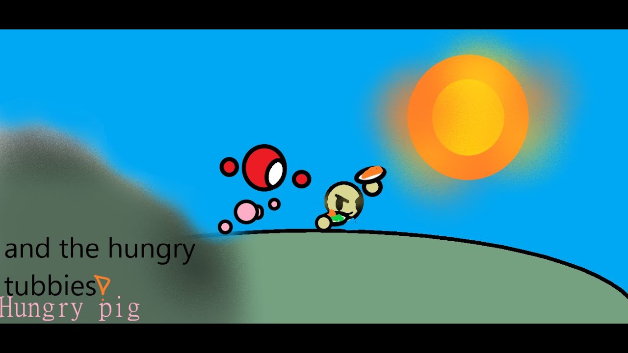 Hungry pig and the hungry tubbies! - YouTube