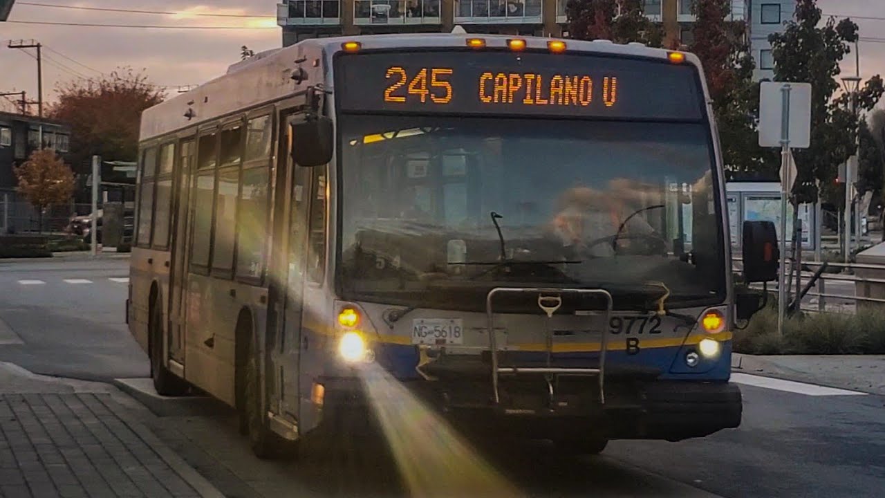 TransLink - 2008 Novabus LFS | B9772 - YouTube