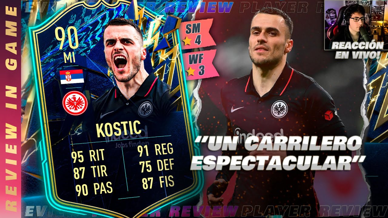 Kostic FIFA 22 ∞ TOTS - YouTube