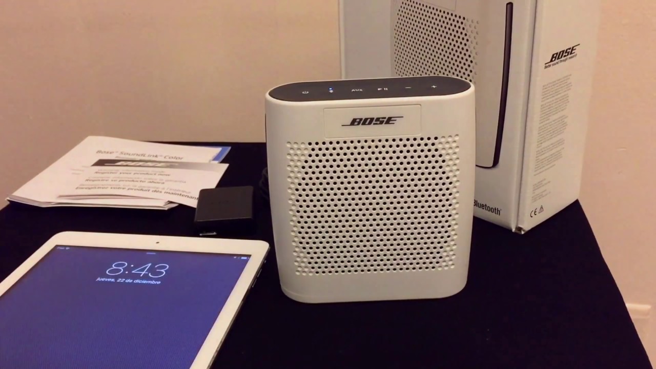Bose Soundlink color - Unboxing & Review - YouTube