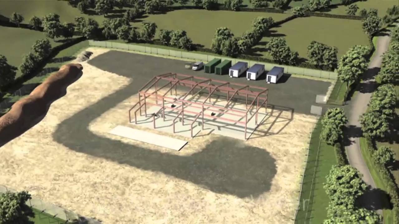 A typical large pumping station construction - YouTube