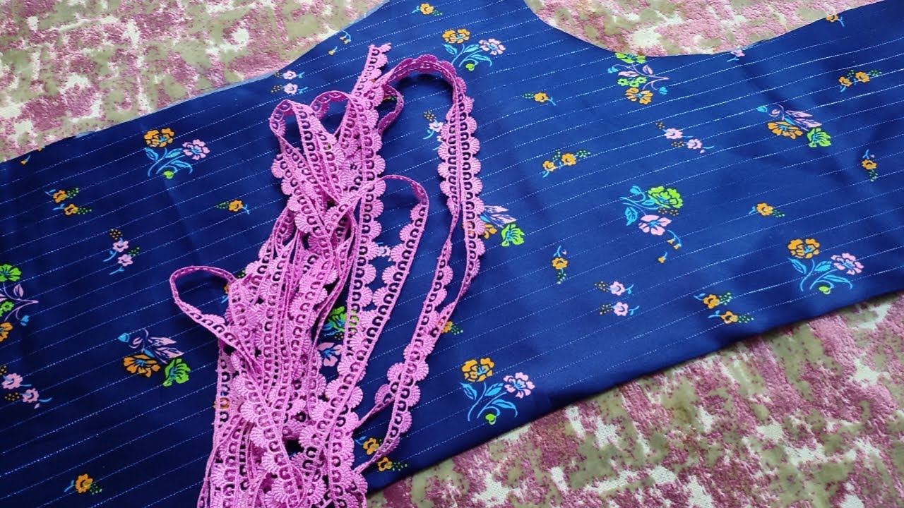 Latest neck design with lace || kurti neck design || Gala design 2023 ...