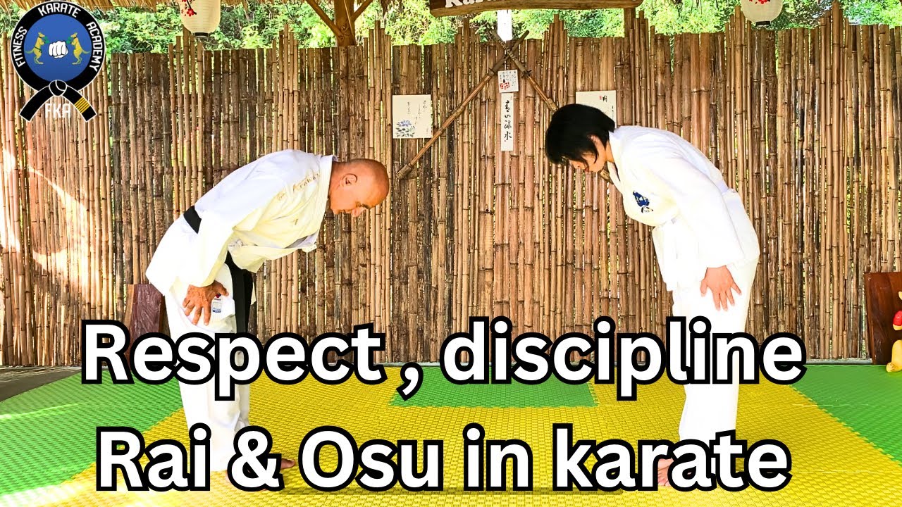 How to bow and respect in karate / Rai & Osu/ part 1. - YouTube