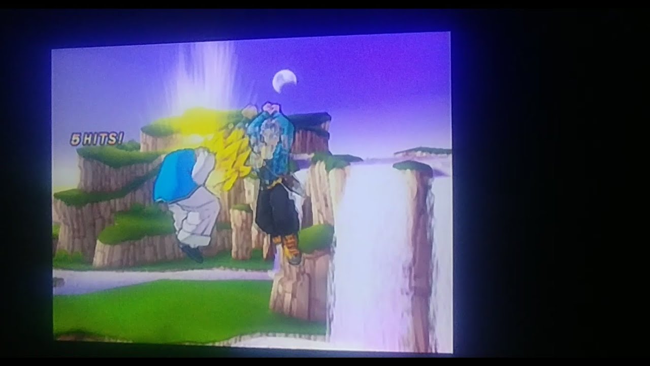 Dragonball Z Budokai 2 Trunks Blast Attack on Super Saiyan Goten ...