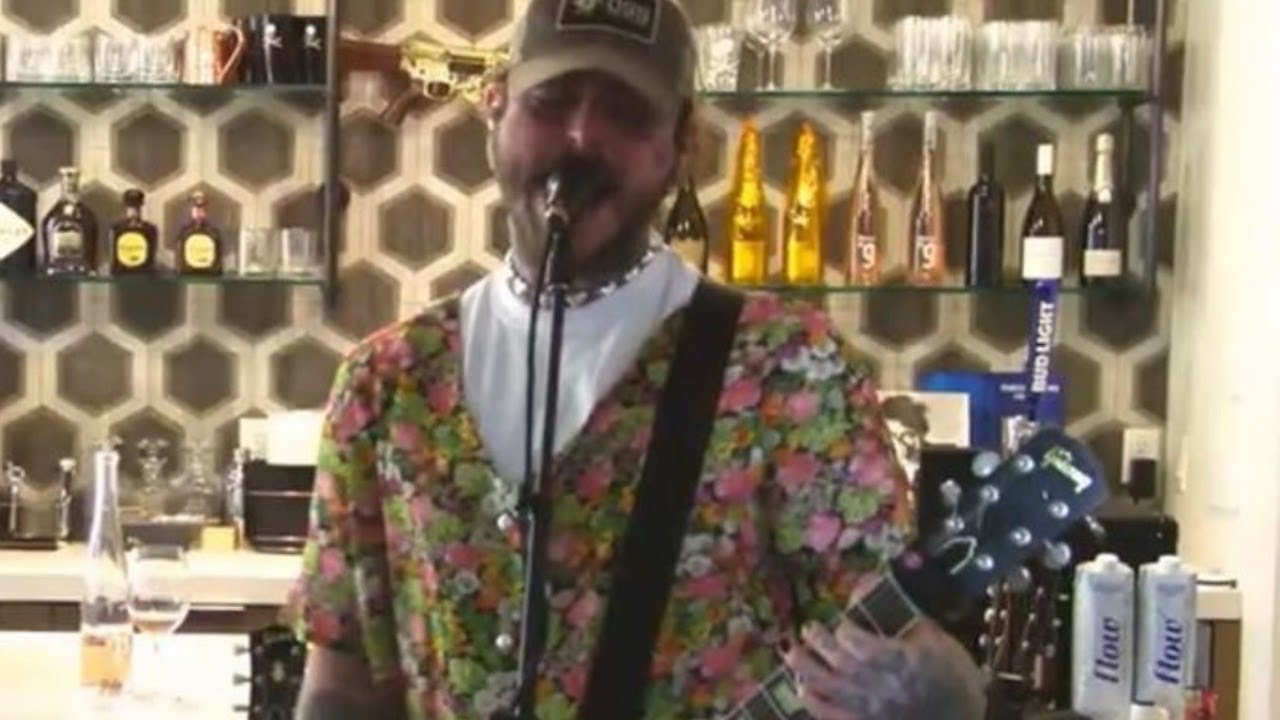 Post Malone Nirvana Tribute Concert Show Performance 4/24/20 MY ...