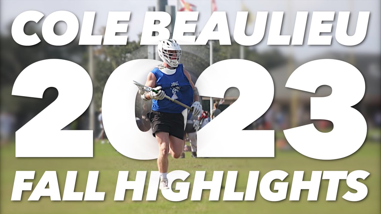Cole Beaulieu (Class of 2025) 2023 Fall Lacrosse Highlights - YouTube