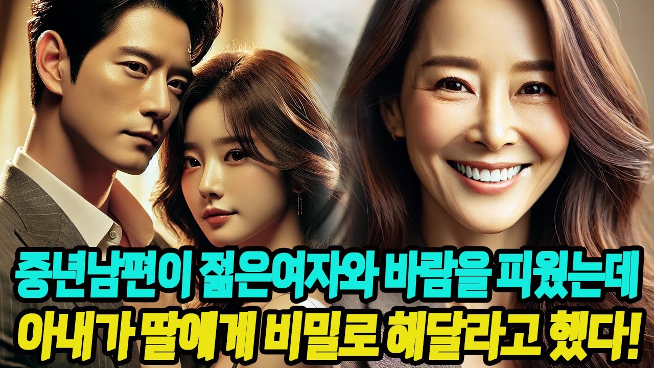 반전사연 중년남편이 젊은여자와 바람을 피웠는데 아내가 딸에게 비밀로 해달라고 했다 그뒤에 숨겨진 이유는 이해할 수 없는
