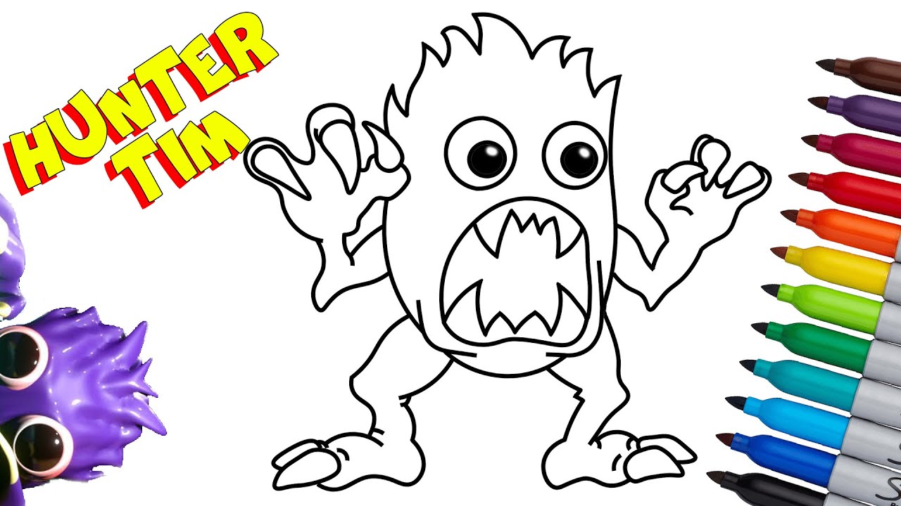 How To Draw HUNTER TIM | Garten Of Banban 3 | NEW Monster - YouTube