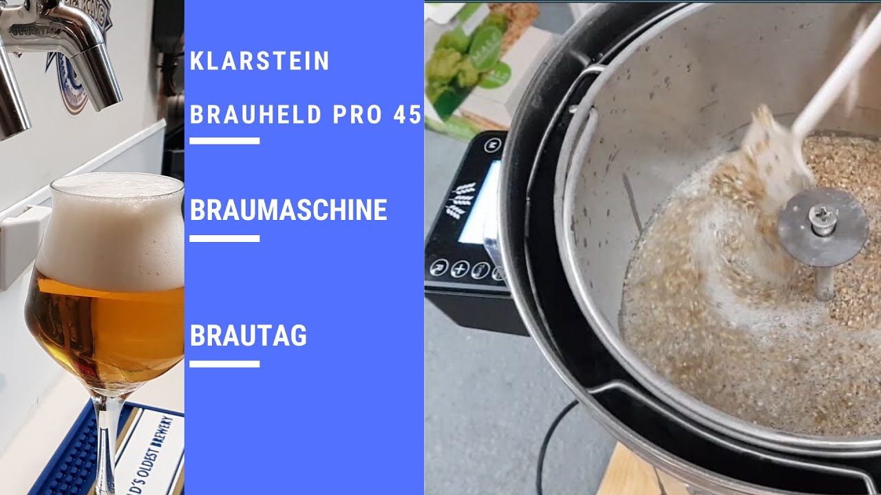 Klarstein Brauheld Pro 45 // Bier brauen - YouTube