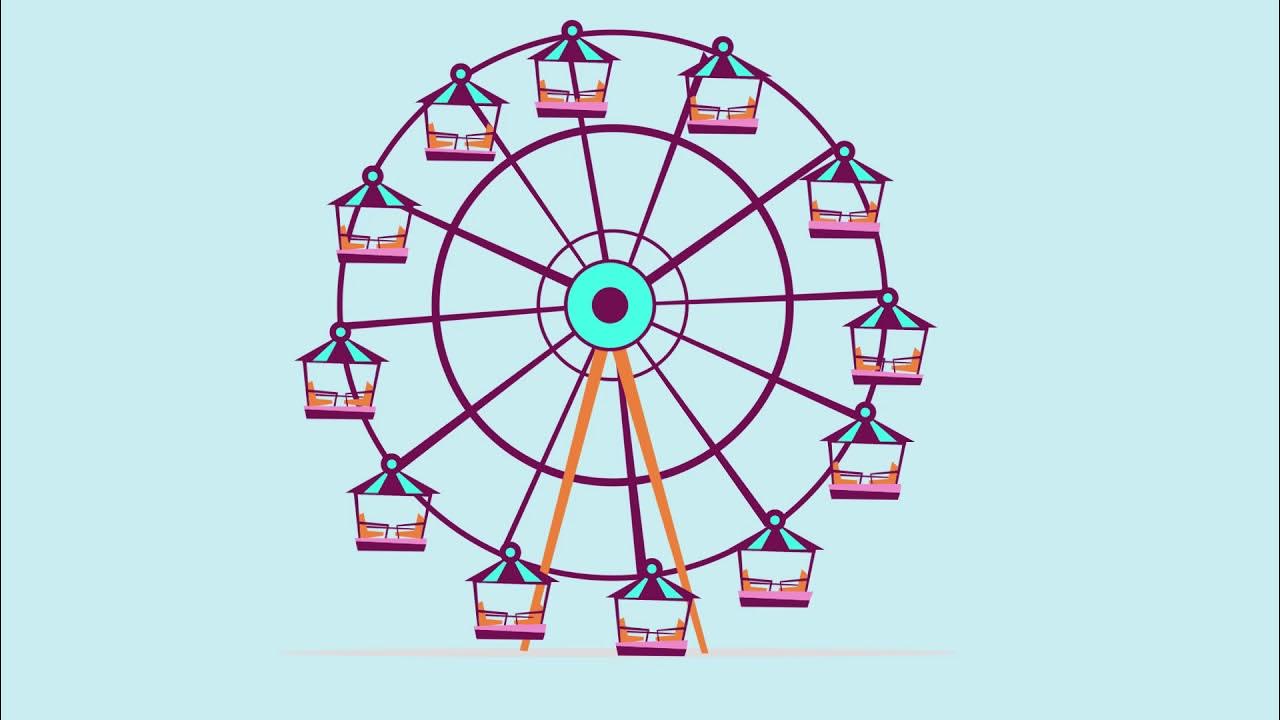 Giant Wheel or Ferris Wheel Animation Adobe After Effects - YouTube