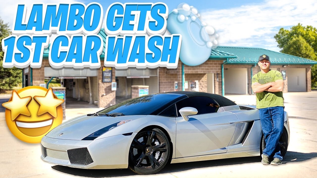 Lamborghini Gets first Car Wash. #2022 - YouTube