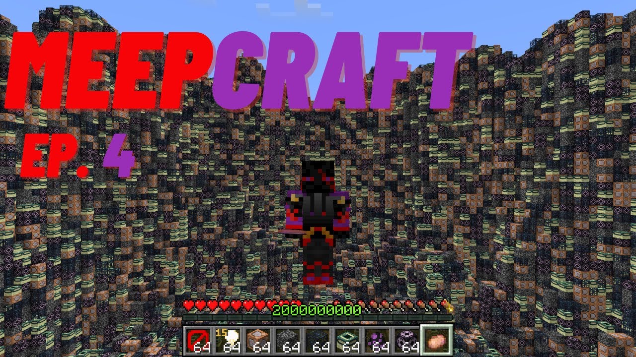 I Obtained Bedrock in Survival | MeepCraft #4 - YouTube