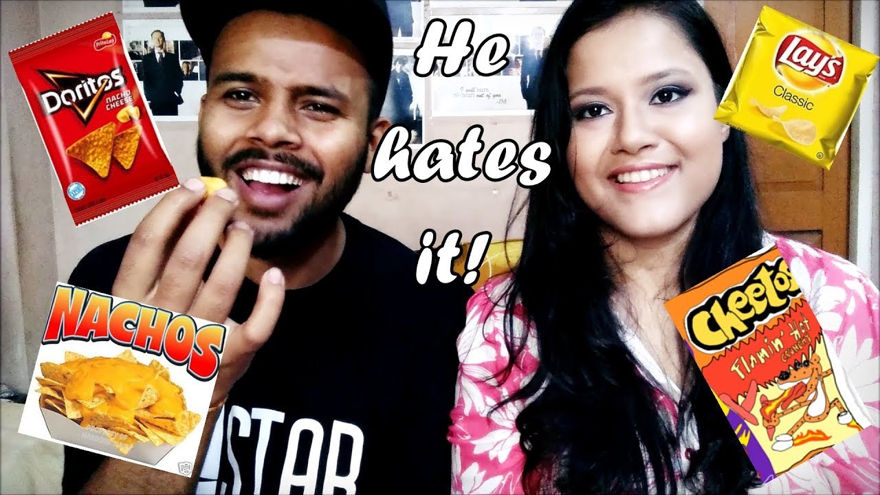 FRIEND WHO HATES CHIPS TRIES DIFFERENT FLAVORS! | Let's React - YouTube