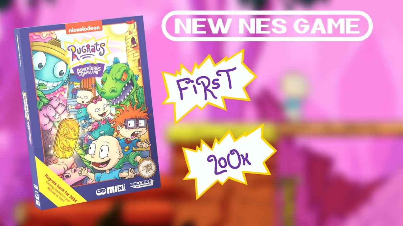 Rugrats: Adventures in Gameland - New NES game - First look Gameplay ...