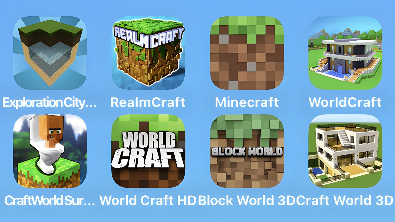 Exploration City Craft, RealmCraft, Minecraft, WorldCraft, Craft World ...