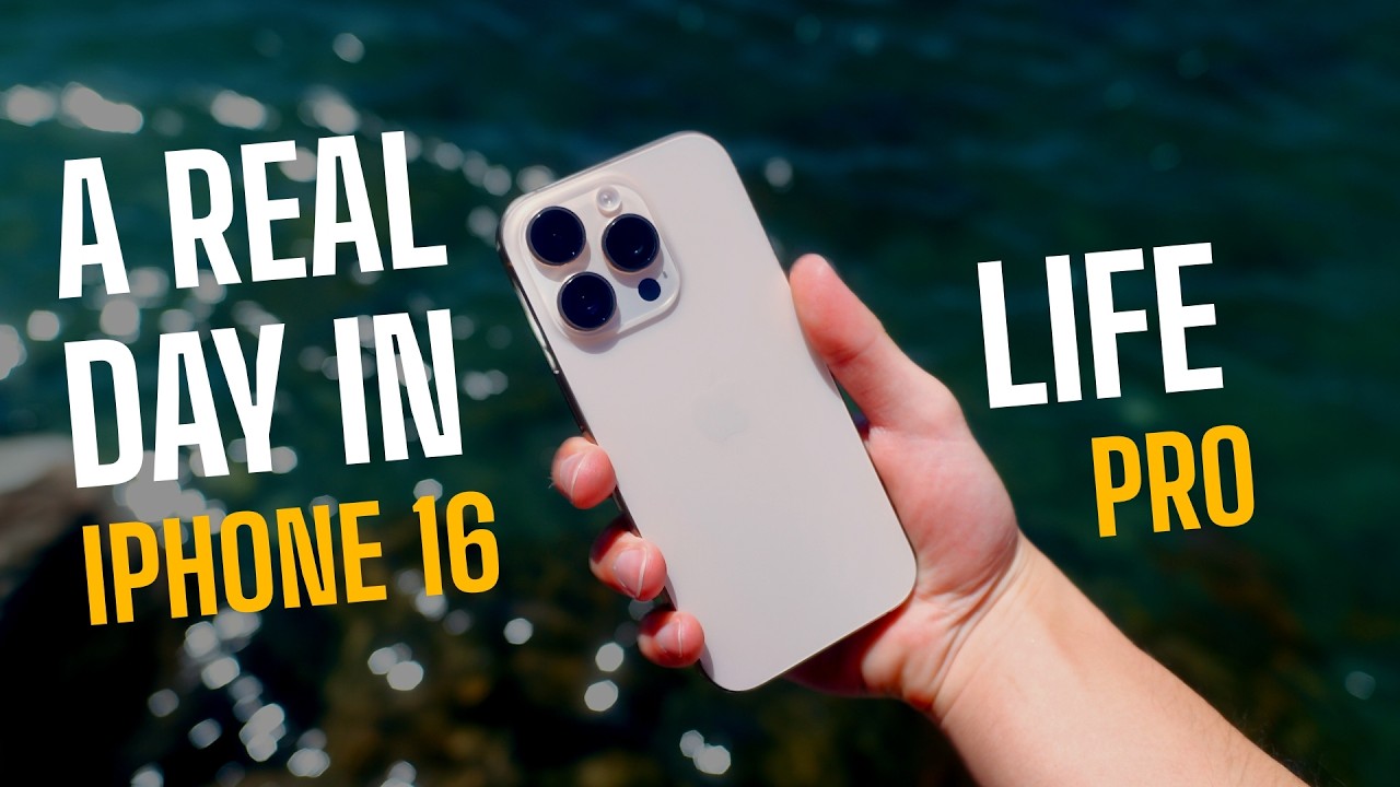 iPhone 16 Pro! - A Real Day in Life - YouTube