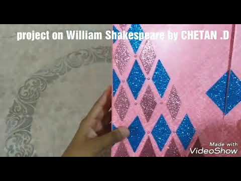 How to make Project on William Shakespeare - YouTube