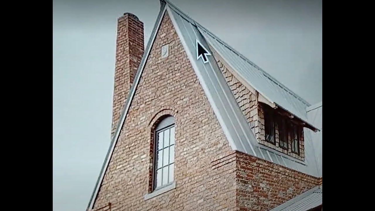 2nd video of triple wythe brick home review - roof and dormer - YouTube
