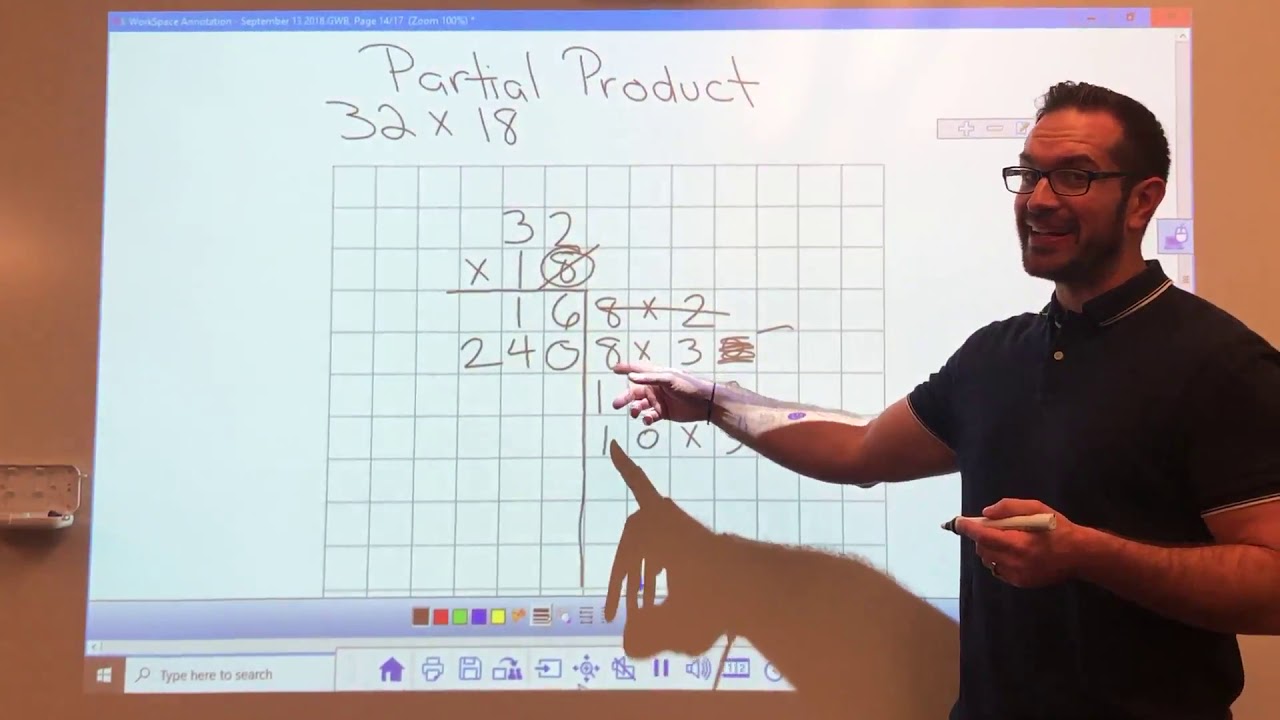 How to Multiply Using Partial Product (2 x 2 Digits) - YouTube
