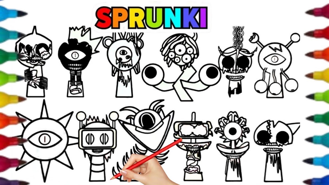 Incredibox Sprunki New Coloring Pages/How to Color Sprunki PHASE 9 ...