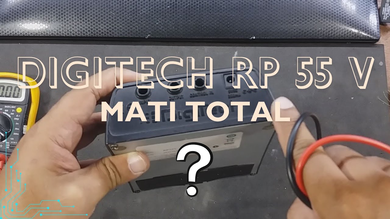 Penyebab Efek Guitar Digitech RP 55 V Mati Total - YouTube