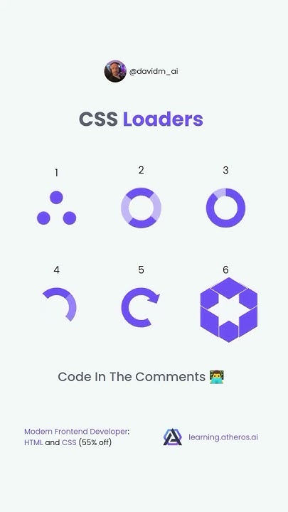 Css Loaders Coding Webdesign Css3 Webdevelopment Html Htmlcss Css Programming