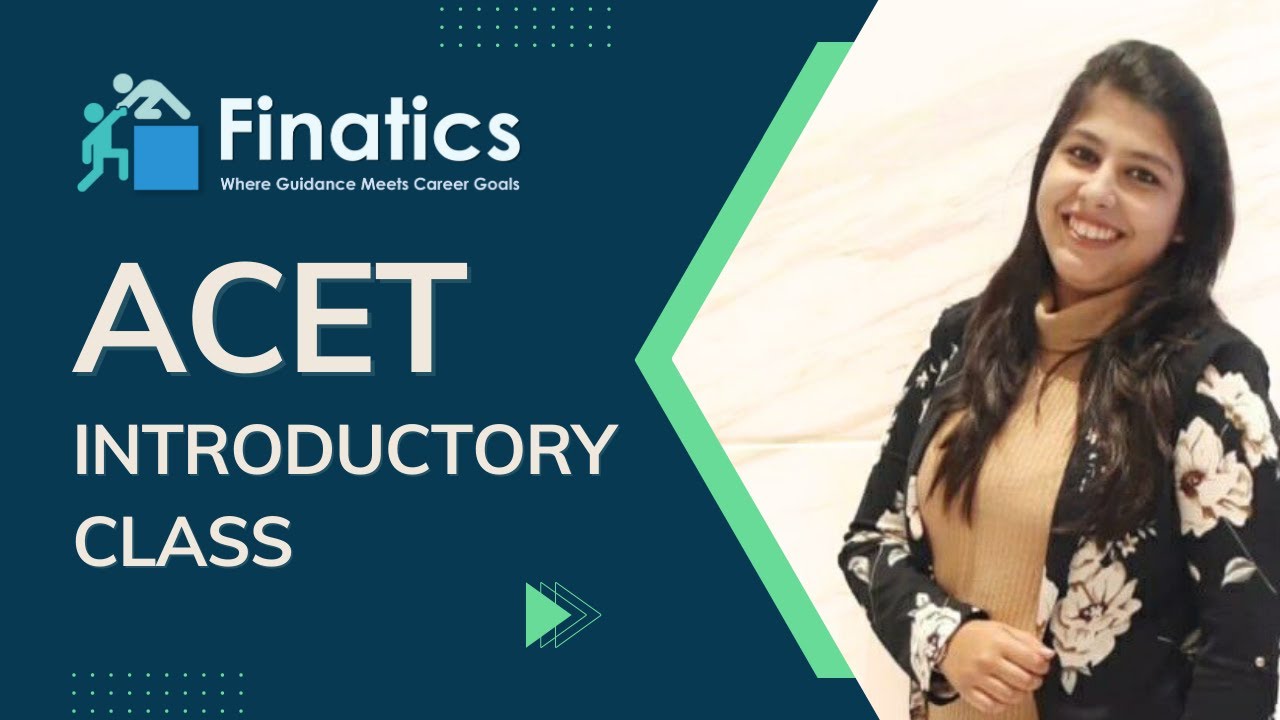 ACET INTRODUCTORY CLASS || COMPLETE UPDATED INFORMATION 2023 || BASIC ...