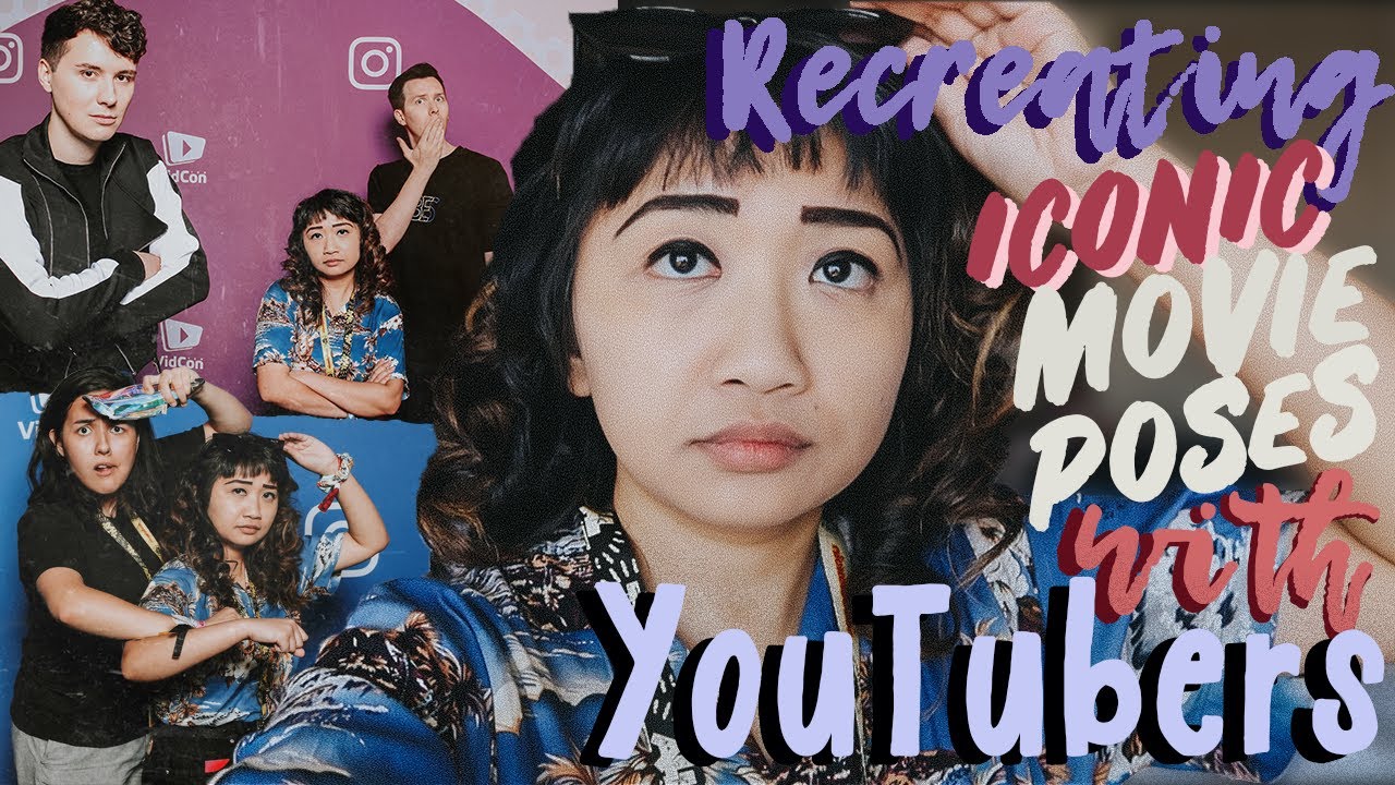 VidCon 2019 Vlog: Day 4 - RECREATING ICONIC MOVIE POSES WITH YOUTUBERS ...