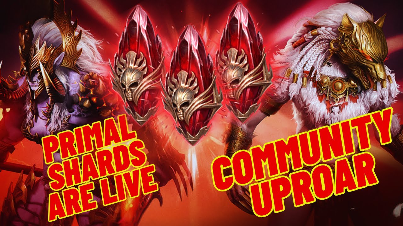 PRIMAL SHARDS ARE LIVE PLAYERS ARE 🤬🤬🤬🤬🤬RAID: SHADOW LEGENDS - YouTube