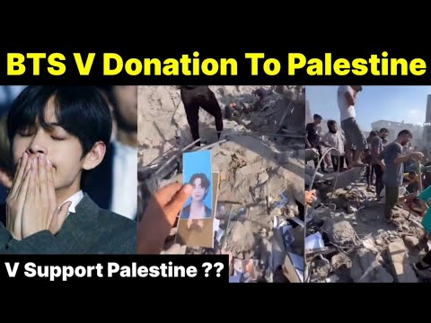 BTS V Support & Donation To Palestine - YouTube