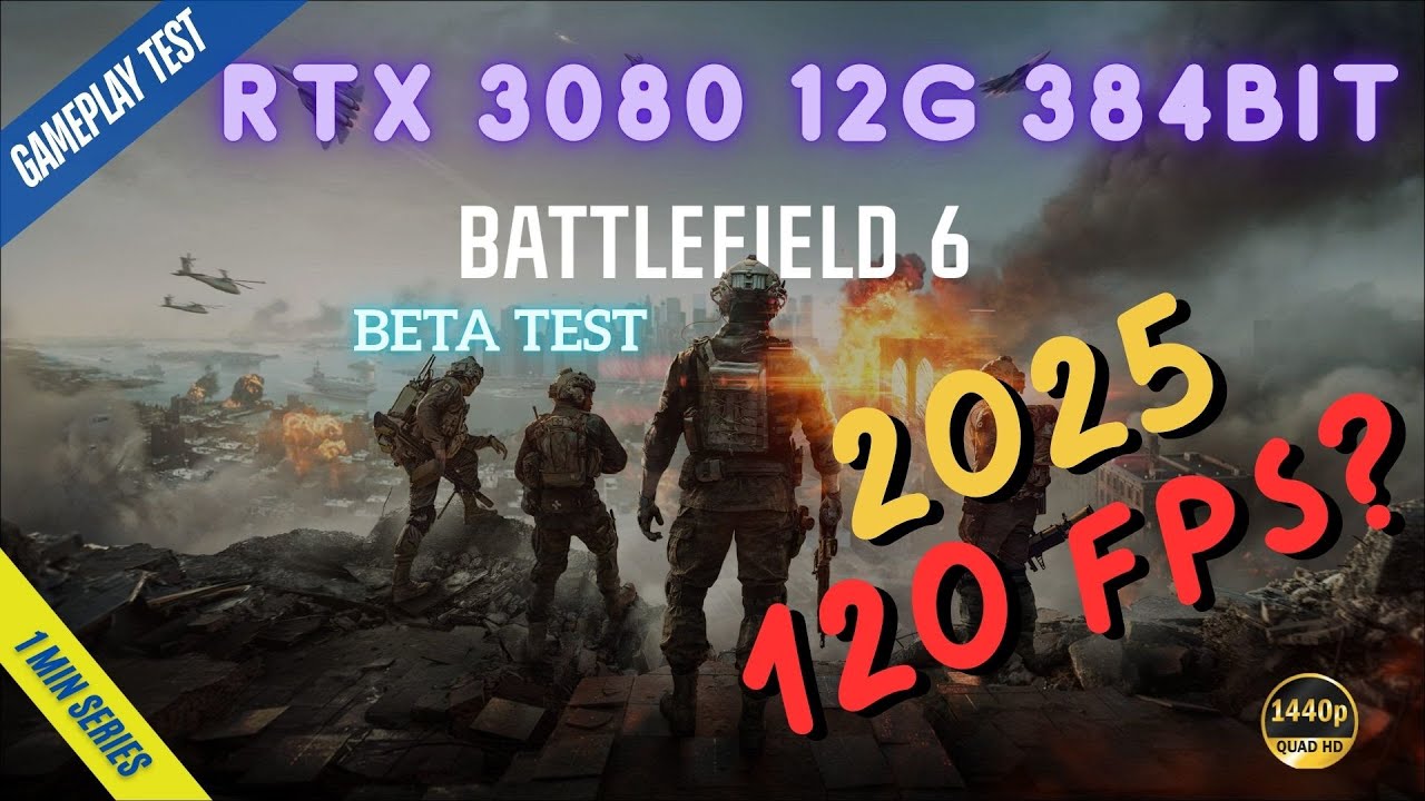 Battlefield 6 Beta – RTX 3080 12GB (384-bit) + i5-14600K | 1440p Ultra ...