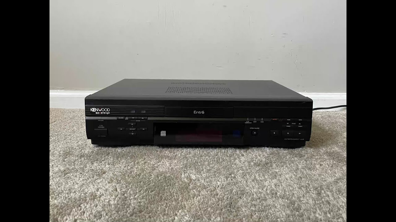 Kenwood Sovereign Entre MR-H1 Entertainment Hub Compact Disc CD Video ...